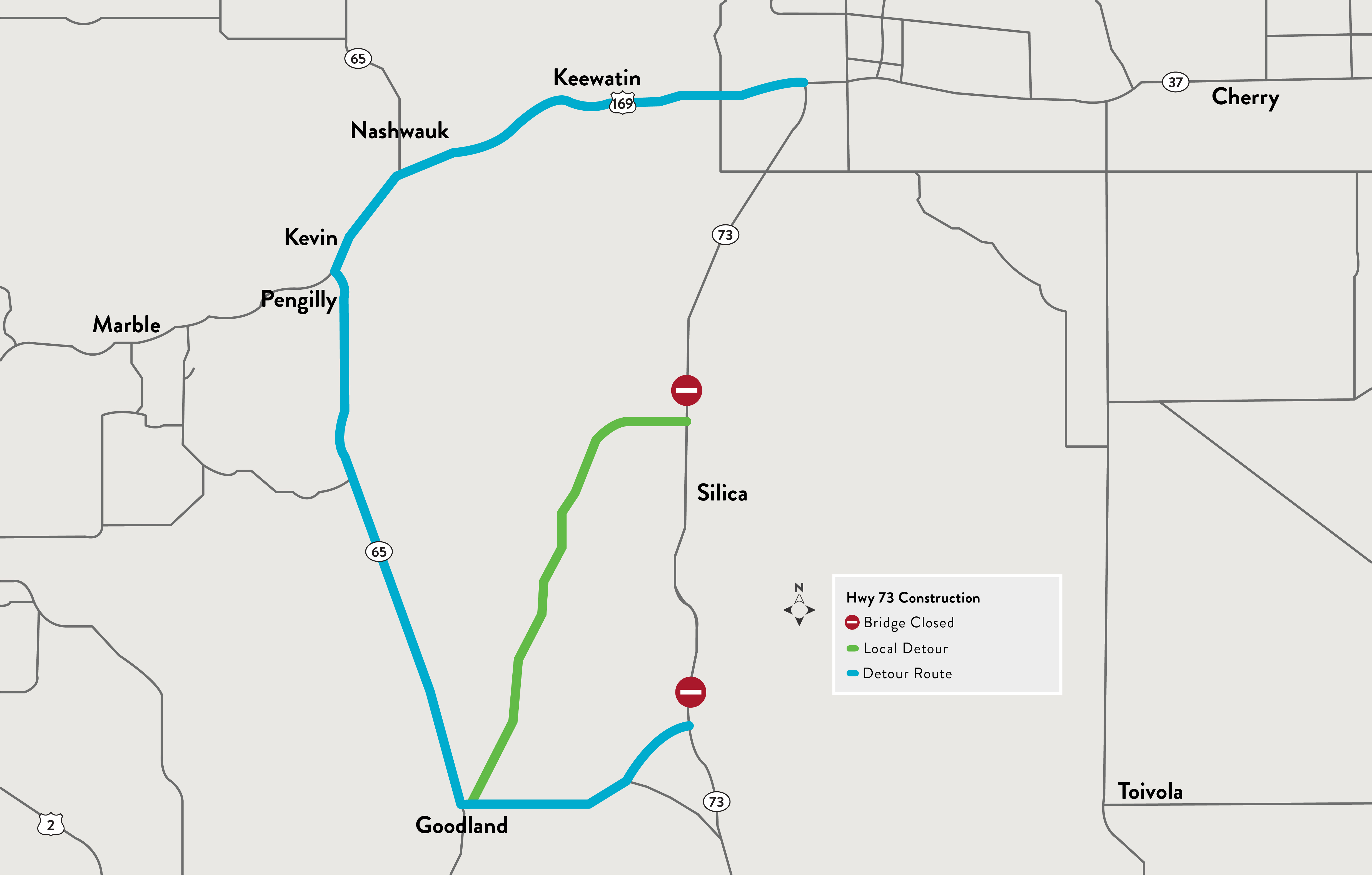 Hwy 73 bridge improvements project - MnDOT