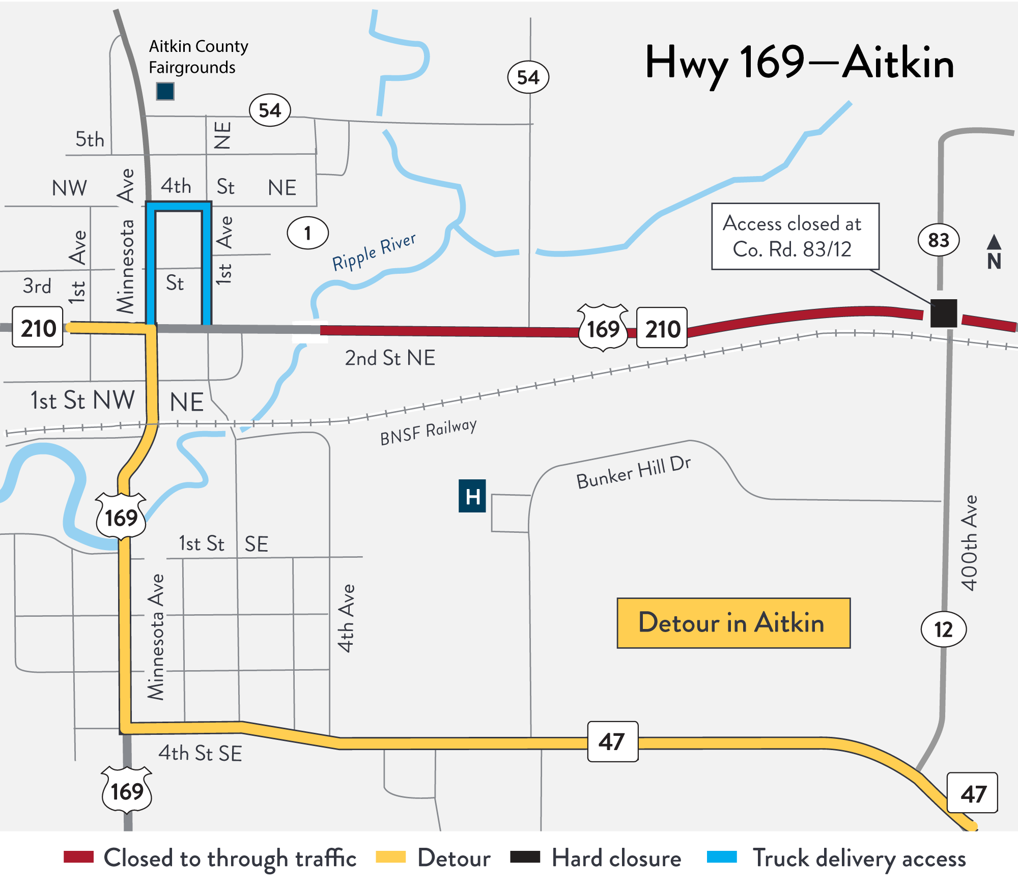 Hwy 169, 210 Aitkin to N of Hassman - MnDOT