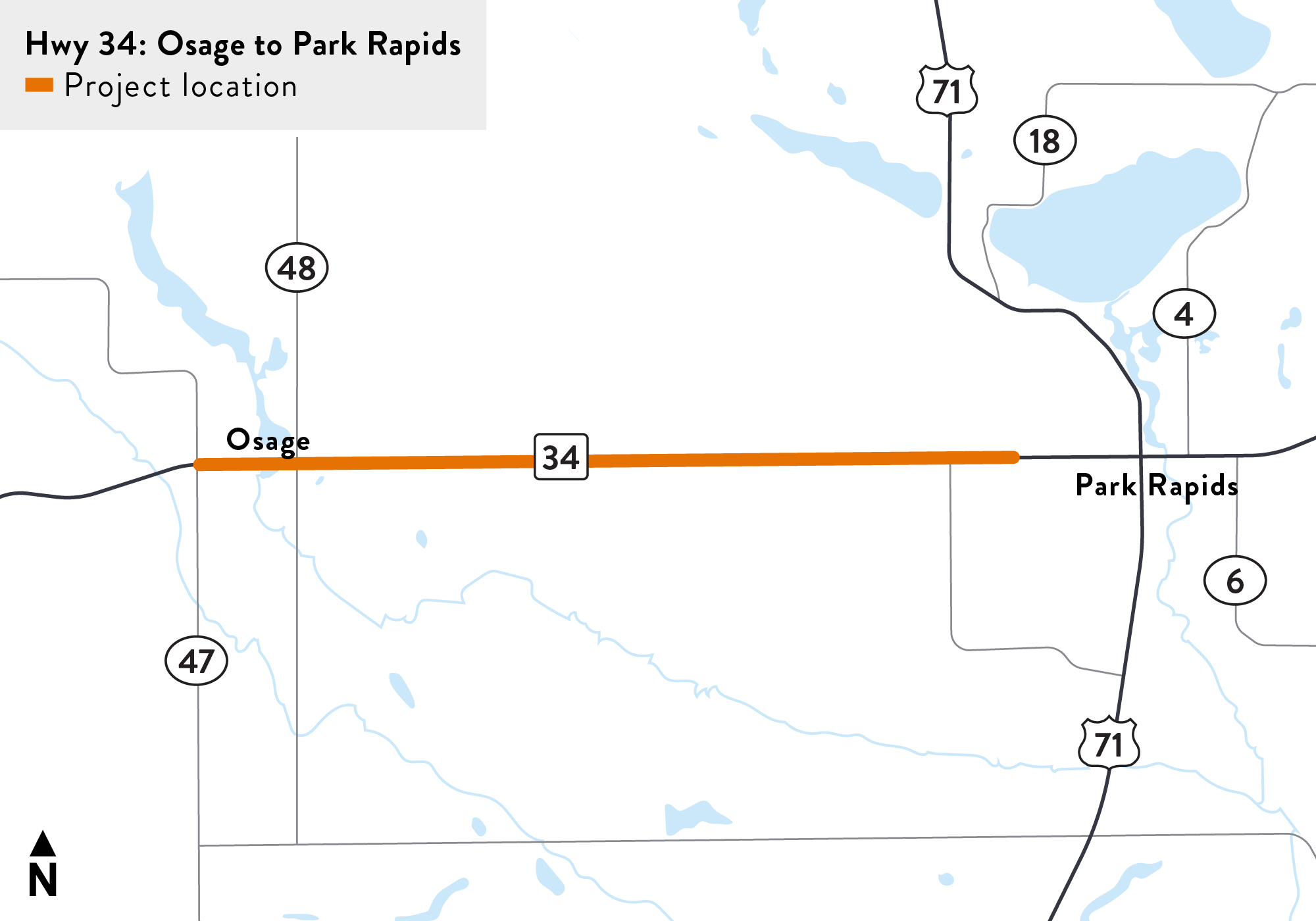 Hwy 34 Osage to Park Rapids - MnDOT