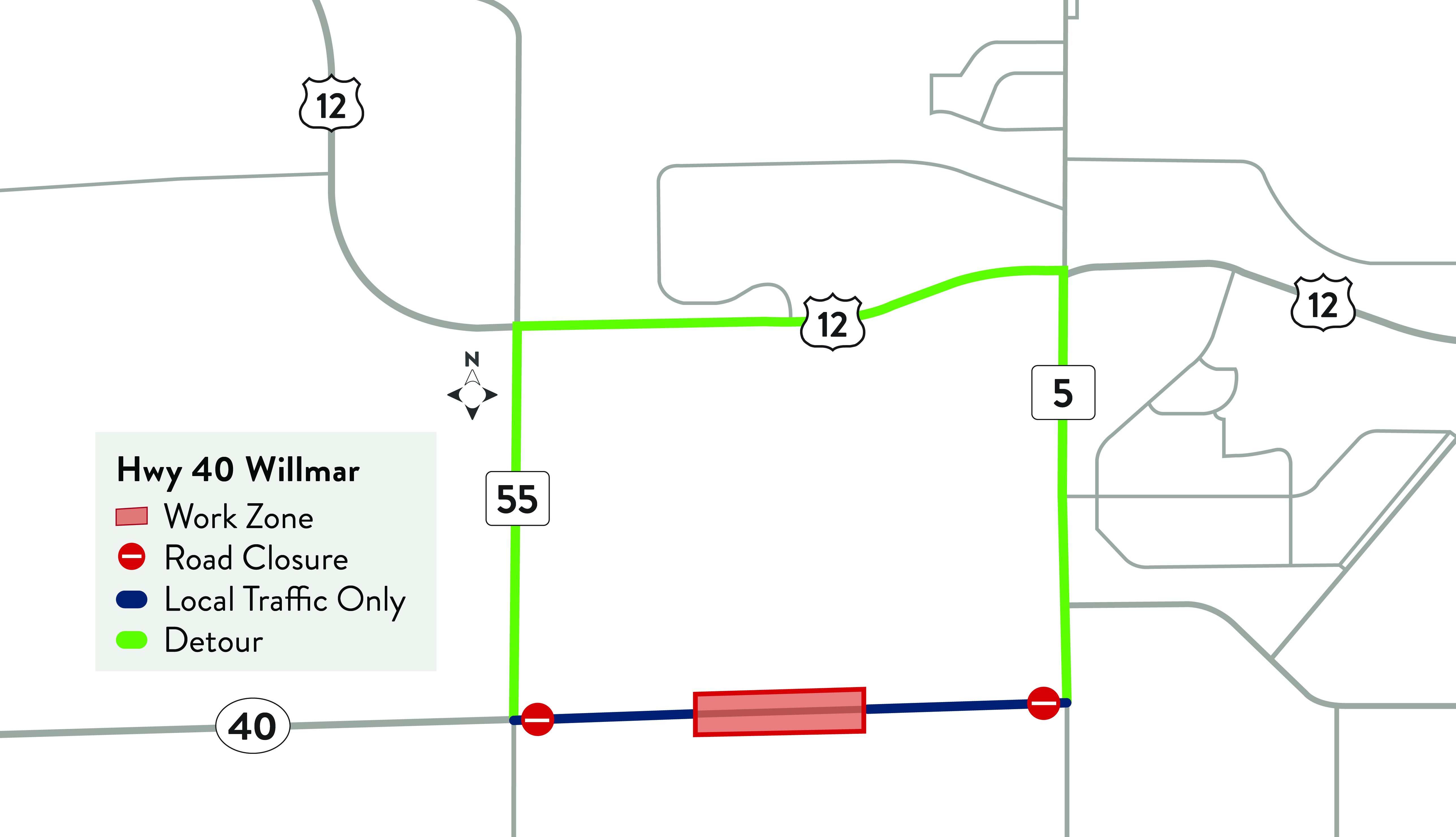Hwy 40 Willmar - MnDOT