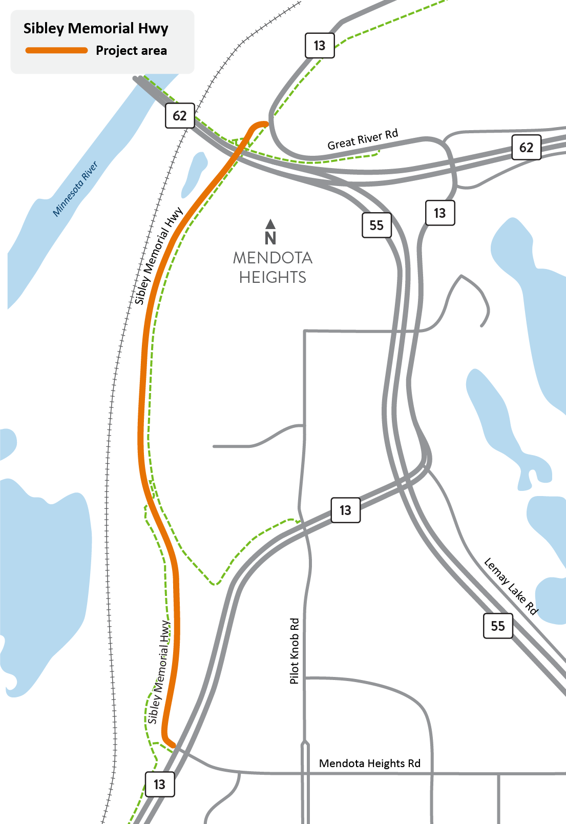 Sibley Memorial Hwy in Mendota Heights Project - MnDOT